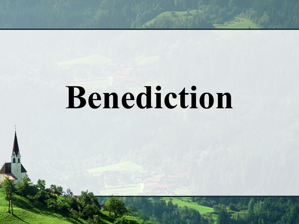 Benediction Background